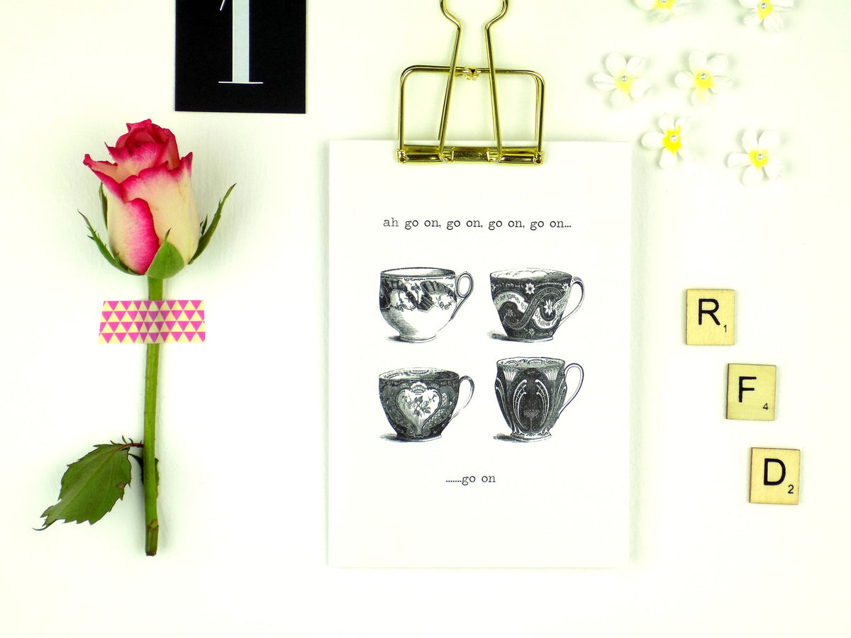 Ah Go On Go On card – Rua